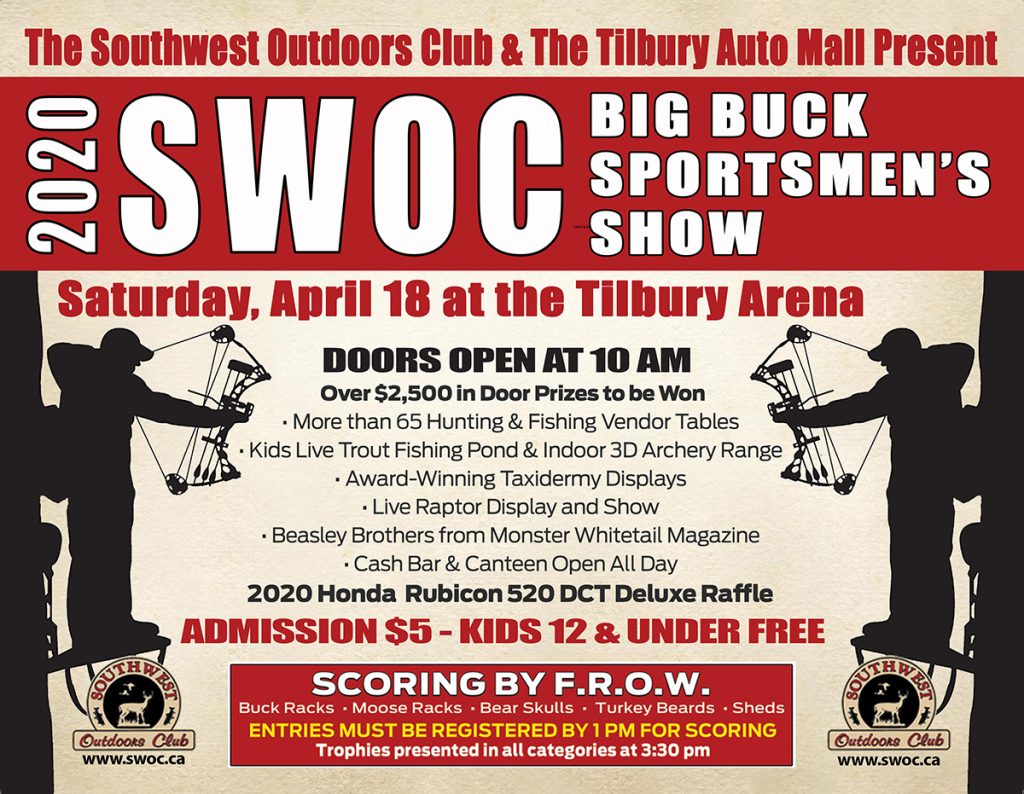 2020 BUCK SHOW POSTER FINAL - Southwest Outdoors Club